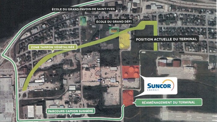 Des citoyens exigent le déplacement du terminal Suncor et déplorent l ...