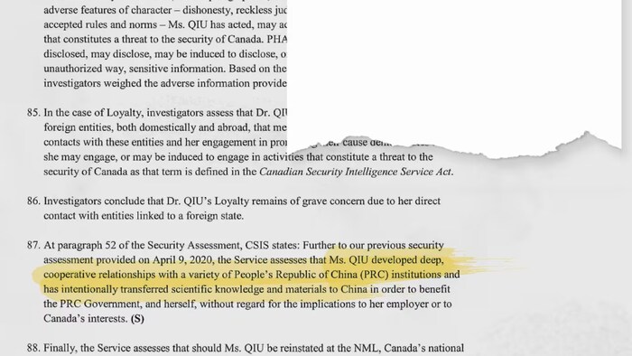 病毒学家邱香果成克定事件更多详情 | Radio-Canada.ca