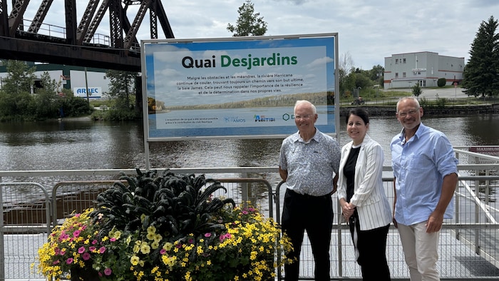 Amos inaugure son nouveau quai sur la rivière Harricana | Radio-Canada