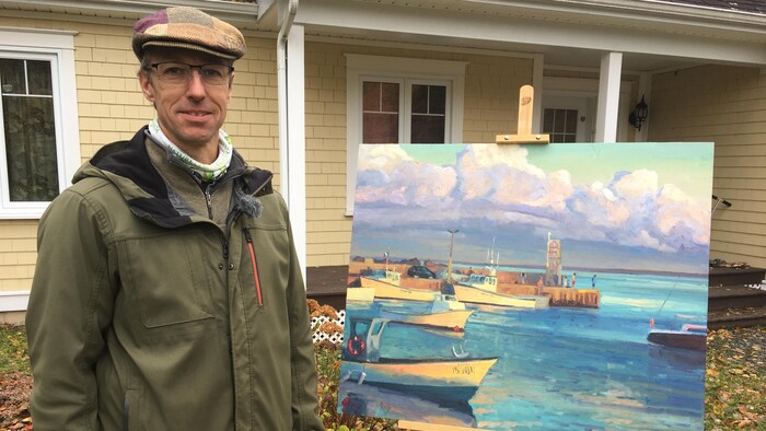 Des arts visuels au quai de Petit-Rocher | Radio-Canada