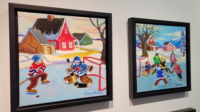 L’ex-gardien de but Richard Brodeur expose ses toiles à Québec | Radio ...