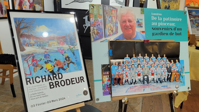 L’ex-gardien de but Richard Brodeur expose ses toiles à Québec | Radio ...
