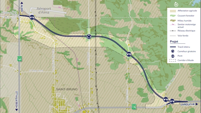 Route 170 : des citoyens de Saint-Bruno proposent un tracé encore plus ...