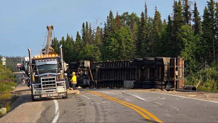 Réouverture de la route 389 | Radio-Canada