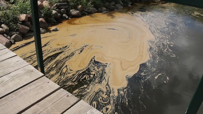 Des efforts pour endiguer l’eau contaminée par un incendie et secourir ...