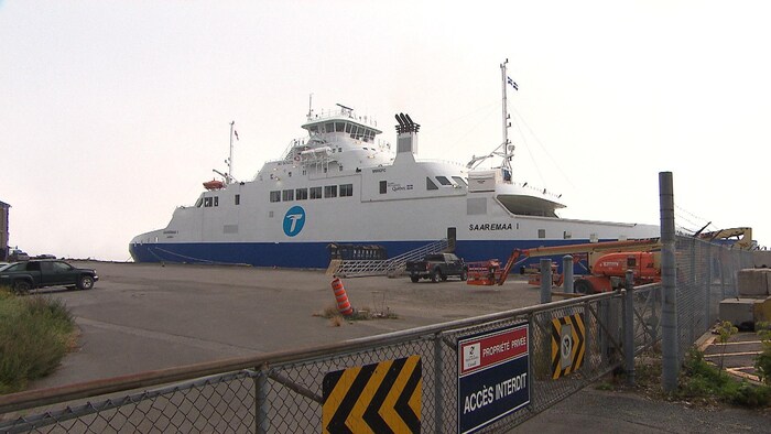 Le Saaremaa 1 finalement en route vers Matane | Radio-Canada