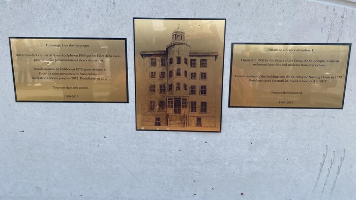 Saint-Adolphe inaugure un banc pour commémorer son ancien couvent ...