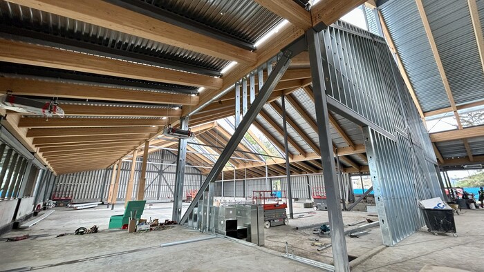 La construction du SAM Centre est à mi-chemin | Radio-Canada