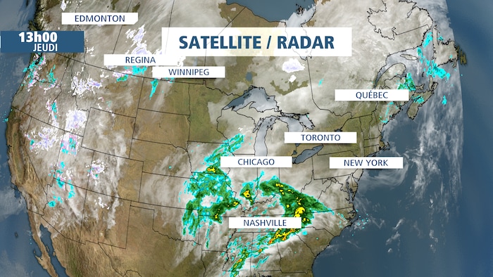 Pluie, vent et neige pour conclure la semaine à Québec | Radio-Canada