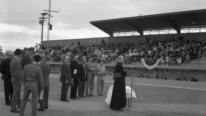 Le stade Richard-Desmeules, au cœur de Jonquière depuis 1955 | Radio-Canada