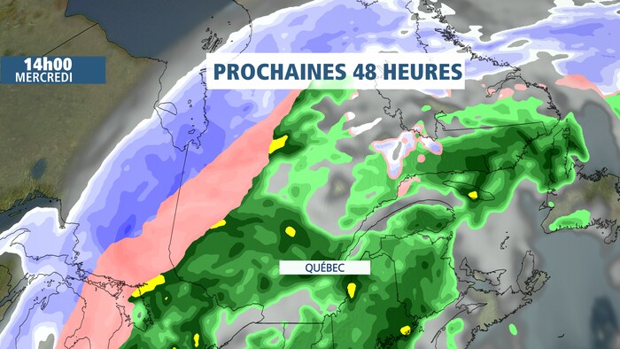 Possible record de chaleur et prévision de pluie soutenue pour Québec ...