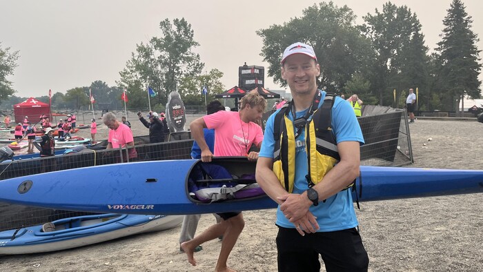 Le coup d’envoi de la course Ironman d’Ottawa est donné | Radio-Canada