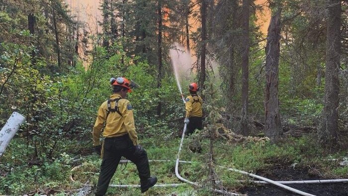 Le feu au nord de Behchokǫ̀, aux Territoires du Nord-Ouest, est contenu ...