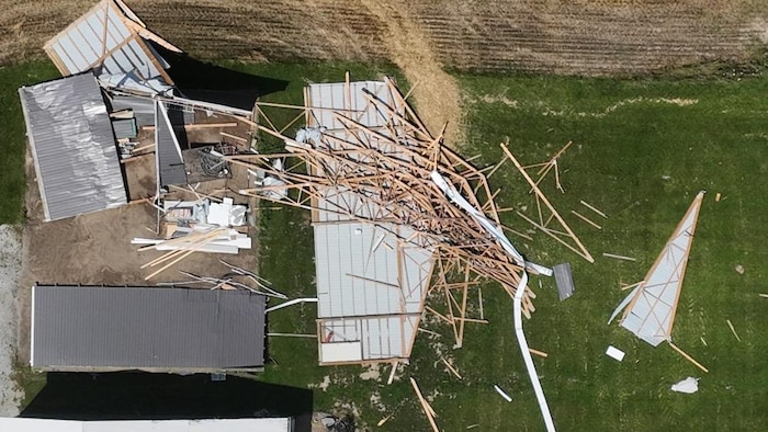 Deux tornades ont touché terre dans le Sud-Ouest la semaine dernière | Radio-Canada