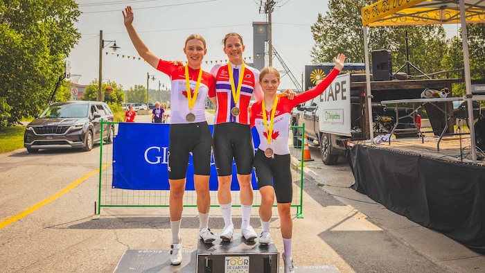 La Norvégienne Oda Aune Gissinger remporte le Tour de l’Abitibi chez les femmes | Radio-Canada