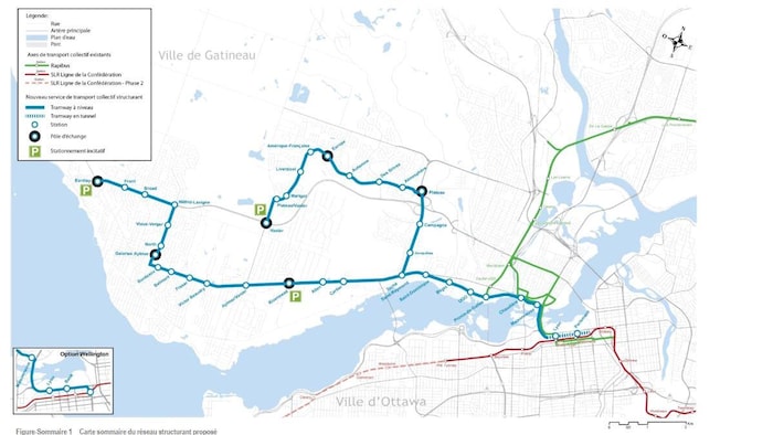 Le tramway reste la meilleure option pour l’ouest de Gatineau, selon un ...