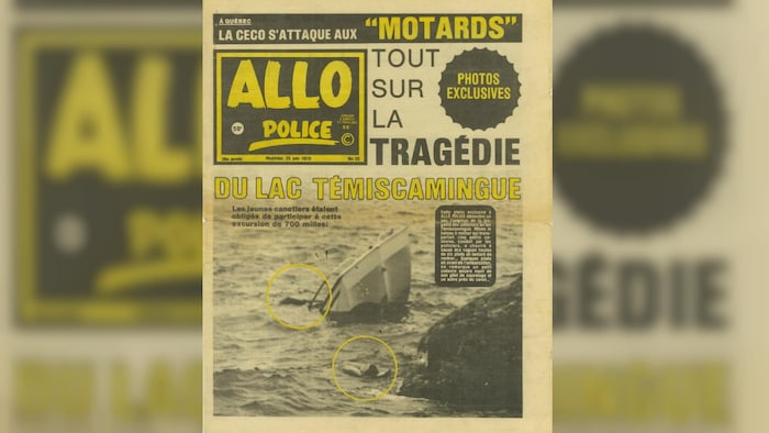 Il y a 40 ans, 13 personnes périssaient dans le lac Témiscamingue ...