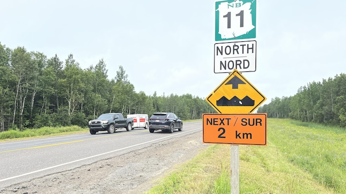 Route 11 : bientôt deux nouvelles voies de dépassement | Radio-Canada