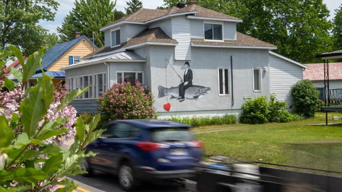Des truites sur les murs de Saint-Alexis-des-Monts | Radio-Canada