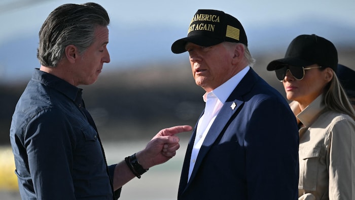 Donald Trump s’attribue le retour au calme à Los Angeles | Radio-Canada