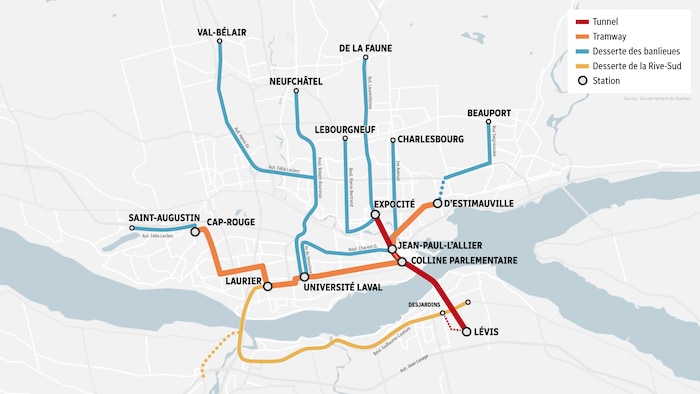 Québec solidaire promet des bus rapides entre Québec et Lévis | Radio ...