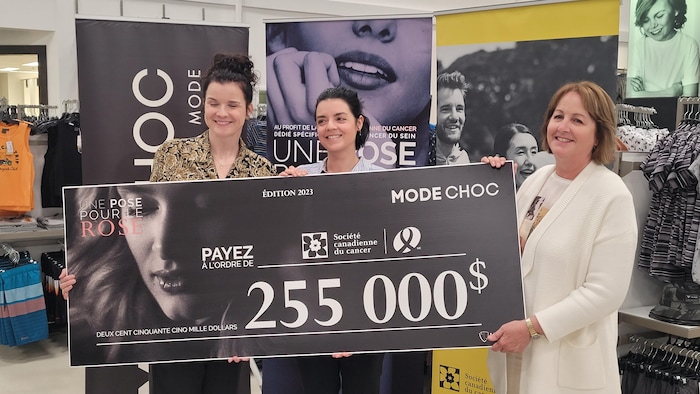 255 000 $ pour la 5e édition d’Une pose pour le rose | Radio-Canada