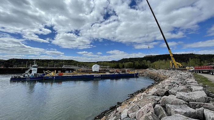 Deux vannes de garde attendues au quai de Forestville pour Bersimis-2 ...