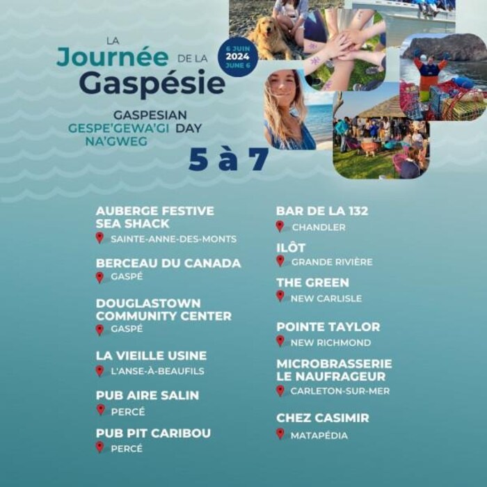 Une grande vague bleue pour la 18e Journée de la Gaspésie | Radio-Canada