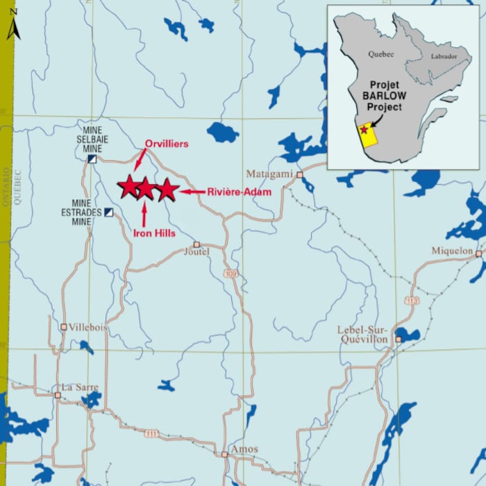 Un projet de mine de fer franchit une première étape près de Matagami ...