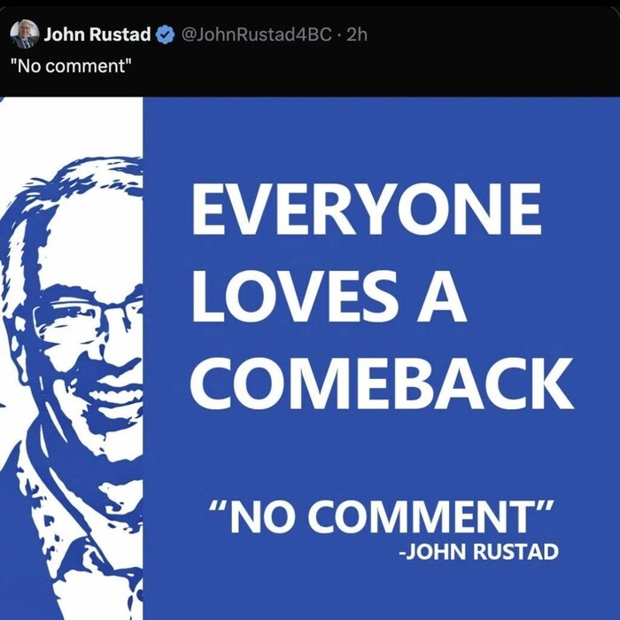 John Rustad pourrait se lancer dans la course à la chefferie du Parti ...