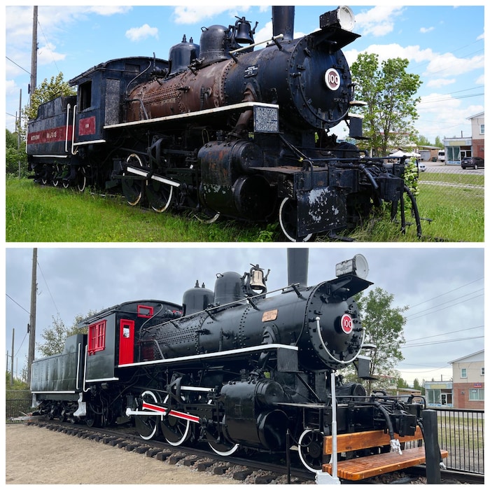 Une locomotive historique de Smooth Rock Falls se refait une beauté ...