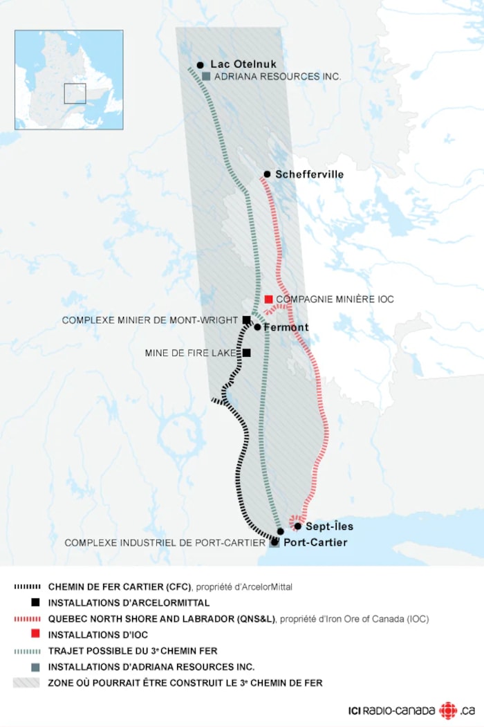 Industrie minière : Québec veut étudier une refonte du réseau ...
