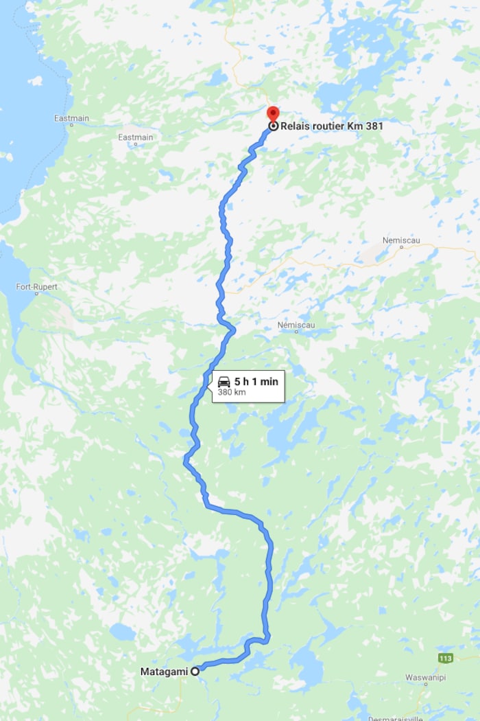 4,8 M$ pour l'amélioration du relais 381 sur la route de la Baie-James ...