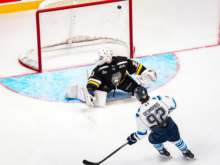 Les Sags blanchissent les Eagles | Radio-Canada