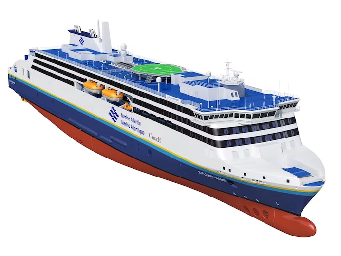 Le nouveau traversier de Marine Atlantique se nommera Ala’suinu | Radio-Canada