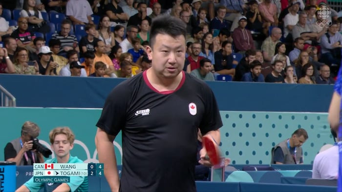 Le pongiste Eugene Wang perd son premier match en simple | Radio-Canada