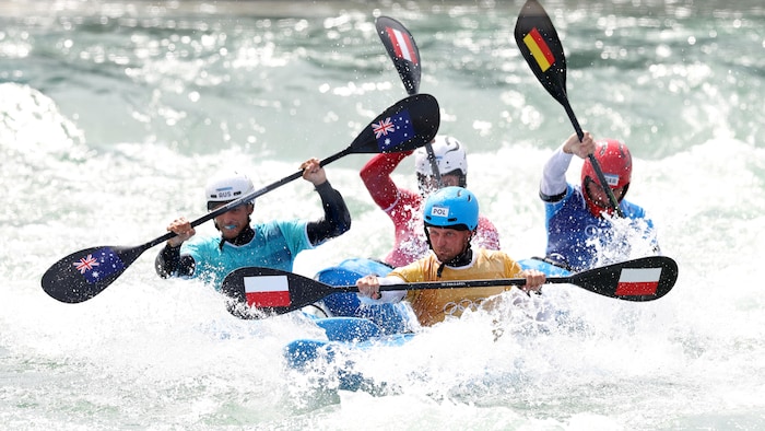 La fin pour Alex Baldoni et Lois Betteridge en kayak cross - Jeux ...