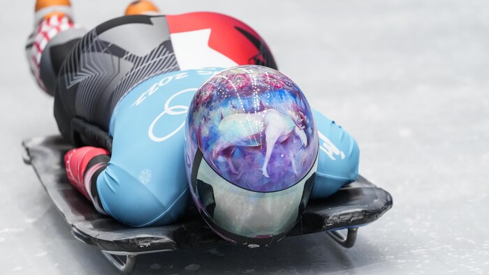 Mirela Rahneva au pied du podium en skeleton à Altenberg | Radio-Canada