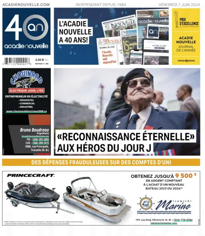 L’Acadie Nouvelle célèbre ses 40 ans | Radio-Canada