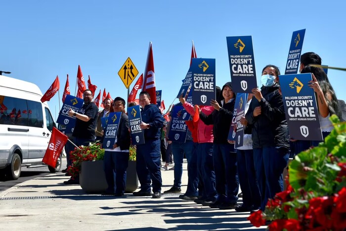 La sécurité de l’aéroport de Calgary dénonce des conditions de travail ...