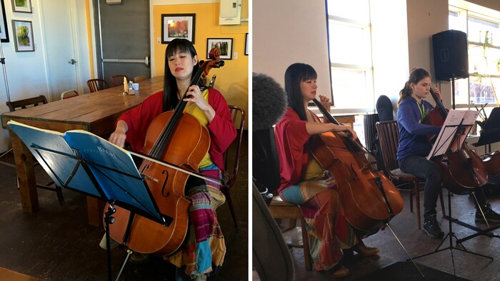 Alexandra Lee de Sudbury, violoncelliste depuis 25 ans | Radio-Canada