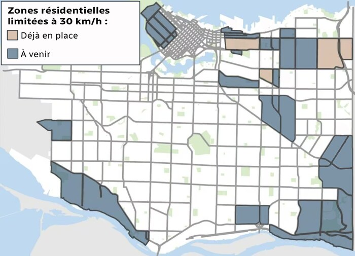 Des rues de 25 quartiers résidentiels de Vancouver bientôt limitées à ...
