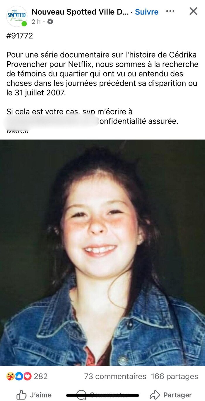 Un documentaire sur Cédrika Provencher en préparation pour Netflix ...