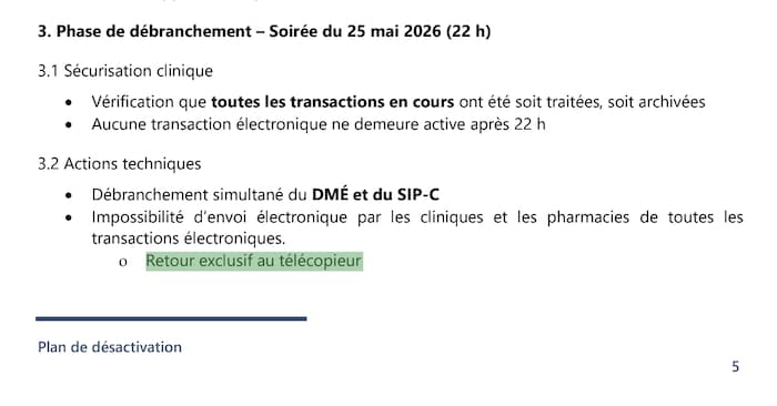 Des pharmacies et des cliniques du Québec forcées de revenir au fax ...