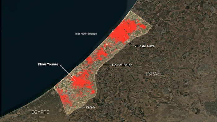 Après six mois de guerre, Gaza en cartes et en graphiques | Radio-Canada