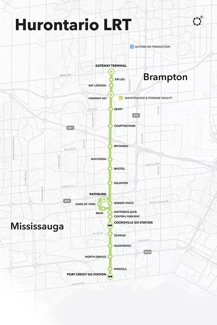 Ontario plano na i-extend ang Hazel McCallion LRT sa downtown Brampton ...