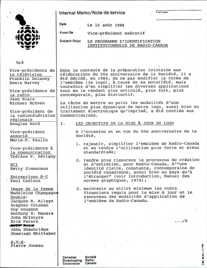 La petite histoire des logos de Radio-Canada | Radio-Canada