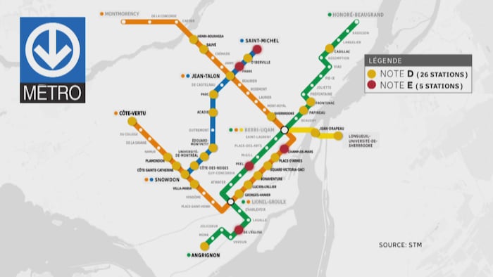 31 stations du métro de Montréal sont vétustes, selon un inventaire ...
