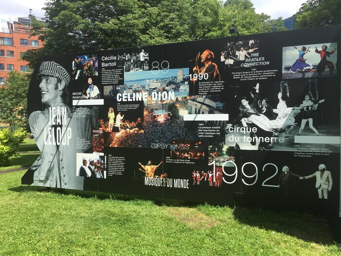 Les 50 étés du FEQ en exposition extérieure | Radio-Canada