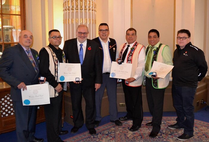 Trois Innus de Uashat-Maliotenam et un Septilien honorés pour leur acte ...